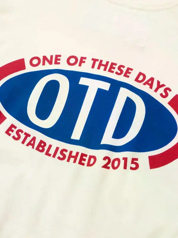 ONE OF THESE DAYS Otd Raceway Logo-print T-shirt