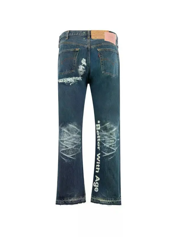 BETTER WITH AGE Sherry Bleached-effect Jeans