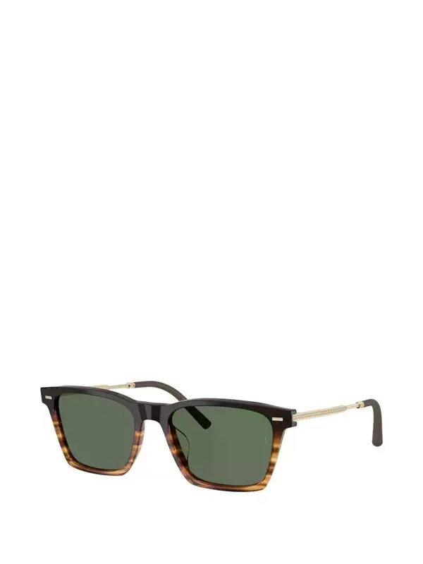 Oliver Spencer Square-frame Sunglasses - Brown
