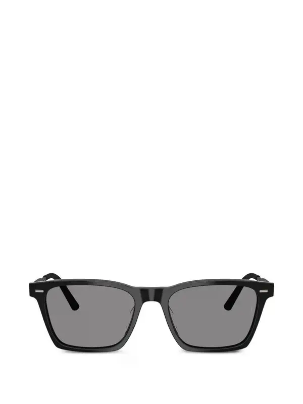 Oliver Spencer Rectangle-frame Sunglasses - Black
