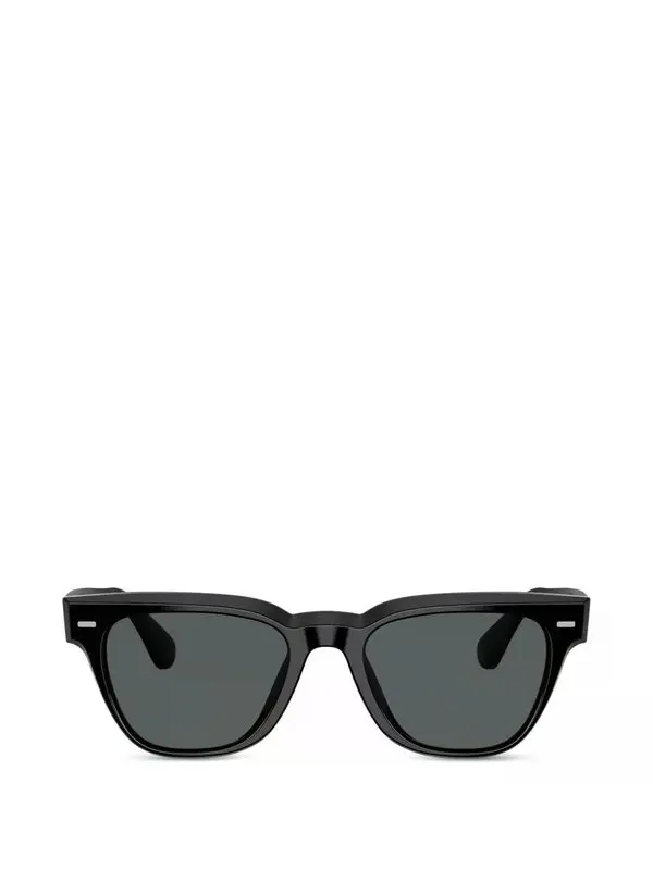 Oliver Spencer Rueny Square-frame Sunglasses - Black