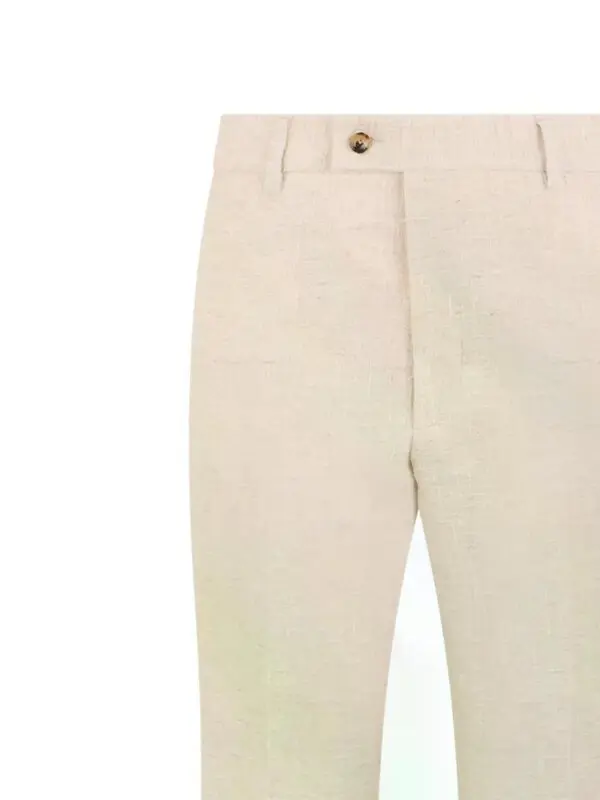 Philipp Plein Tailored Linen Trousers
