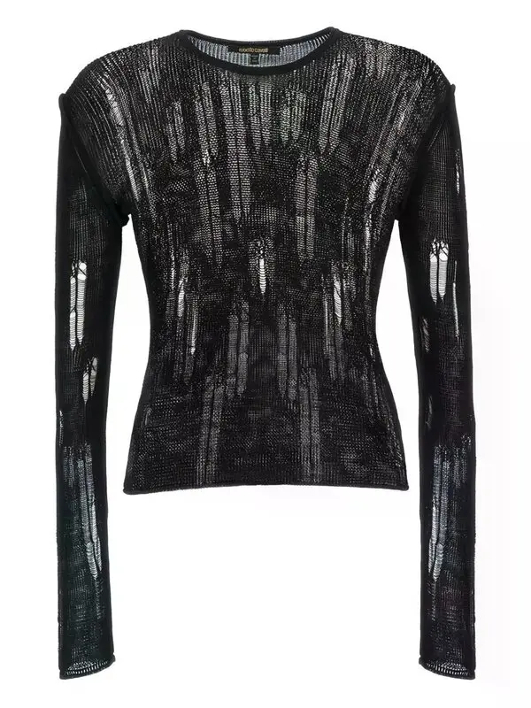 Roberto Cavalli Long-sleeve Sweater - Black