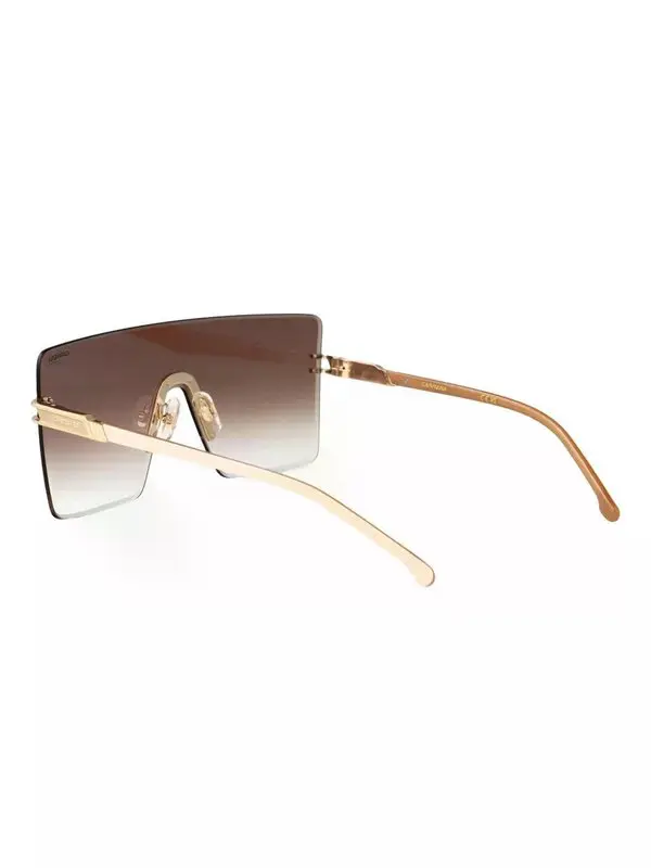 Carrera Eyewear Rimless Shield-frame Sunglasses - Gold