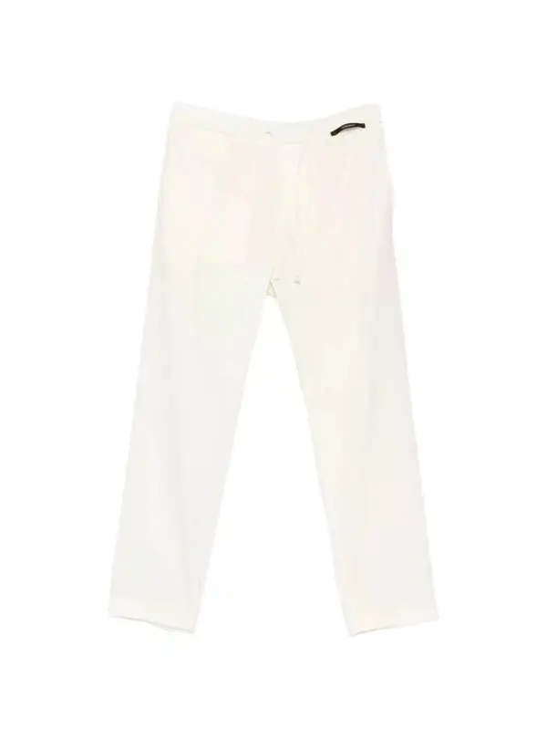 MICHAEL COAL Mc Adam Drawstring-waistband Trousers - Neutrals