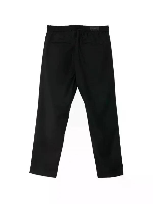 MICHAEL COAL Mc Adam Drawstring-waistband Trousers - Black