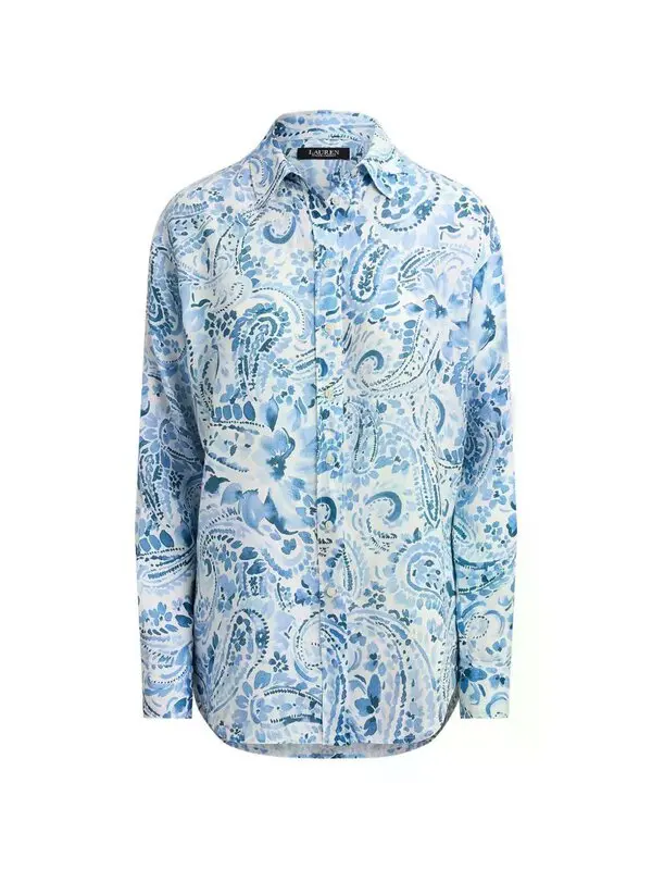 Ralph Lauren Paisley-print Shirt - Blue