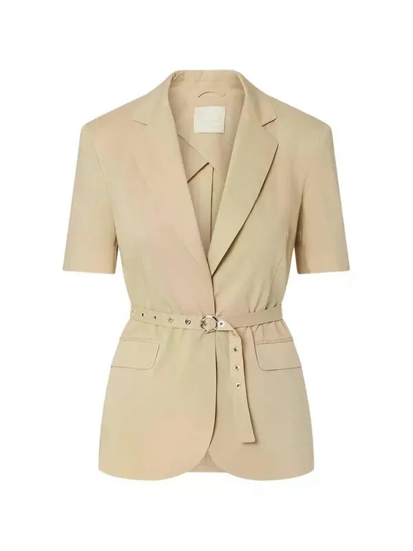 Liu Jo Belted Short-sleeve Jacket - Neutrals