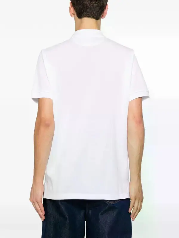 Fendi Logo-embroidered Polo Shirt - White