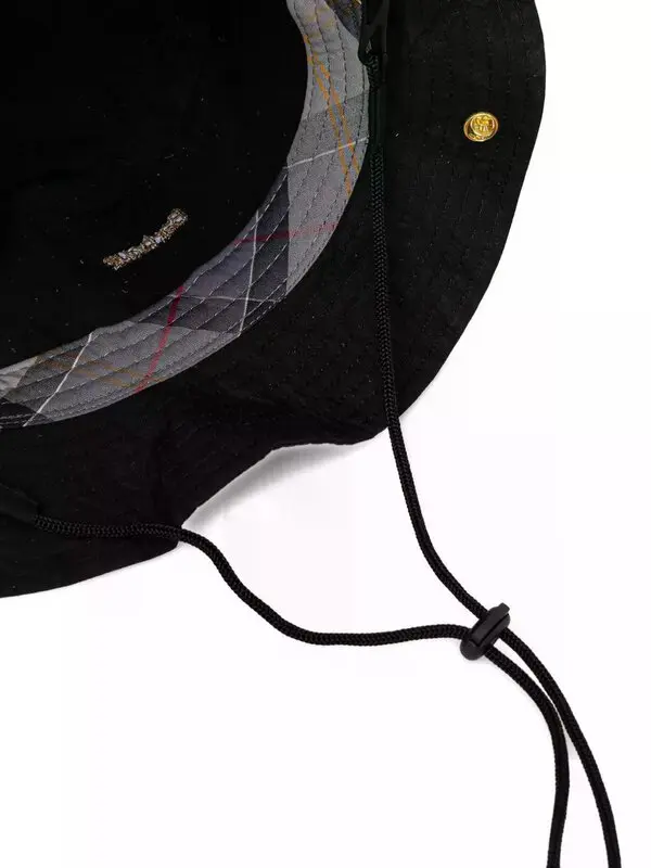 Barbour Logo-detail Bucket Hat - Black