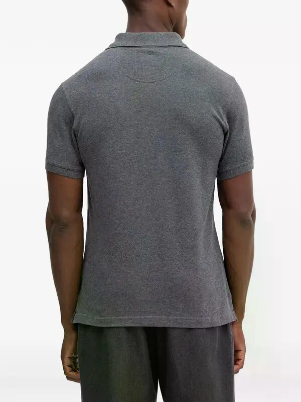 Barbour Logo-embroidery Polo Shirt - Grey
