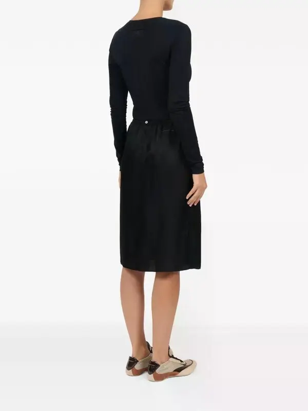 MAISON MARGIELA Elasticated Midi Skirt