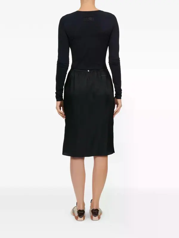MAISON MARGIELA Elasticated Midi Skirt