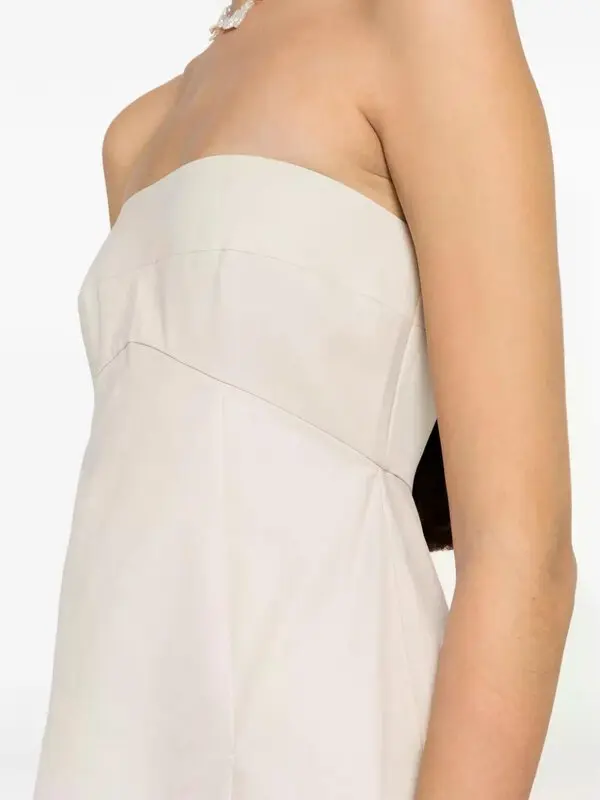 ST. AGNI Pleated Cocoon Dress