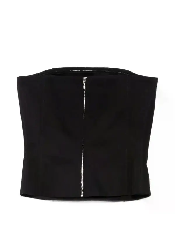 Veronique Leroy Strapless Zip-fastening Top