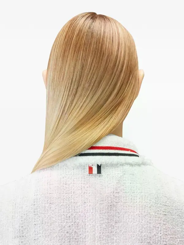 Thom Browne Tweed Pleated Sportcoat Dress