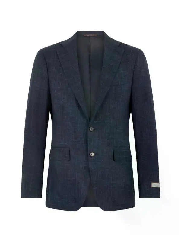 Canali Buttoned Single-breasted Suit - Blue