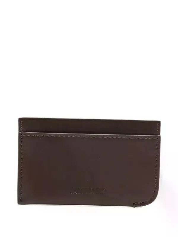 Jacquemus Logo-debossed Cardholder - Brown
