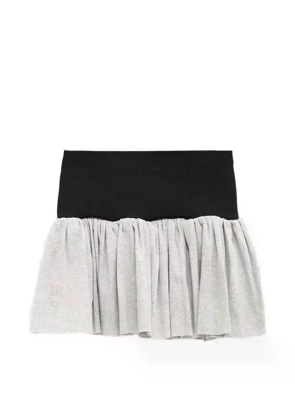 Gimaguas Elastic-waistband Mini Skirt - Grey