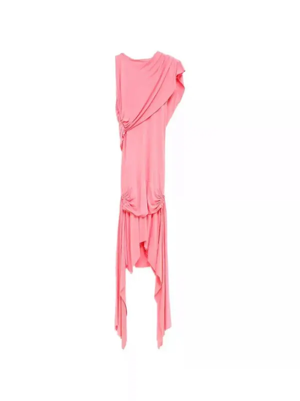 Gimaguas Annika Draped Midi Dress - Pink
