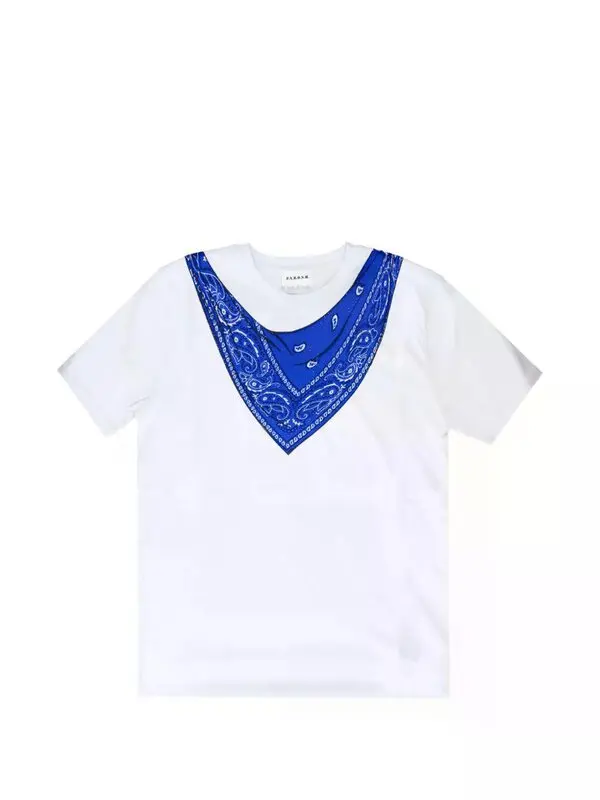 P.a.r.o.s.h Bandana-print T-shirt - White