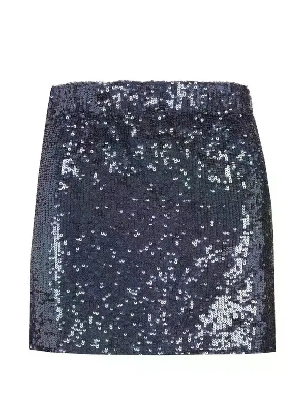 P.a.r.o.s.h Sequin-embellished Mini Skirt - Blue