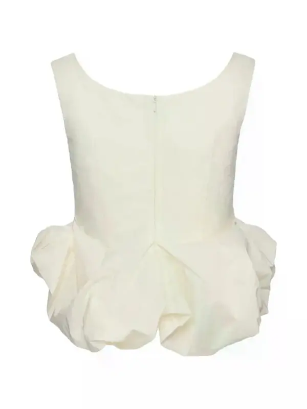 Magda Butrym Ruffled Peplum Blouse