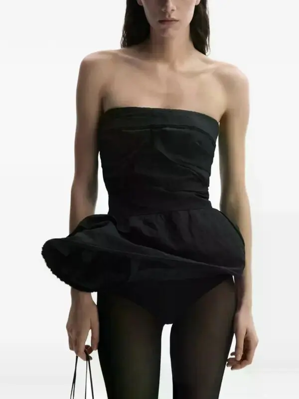 Magda Butrym Floral-detail Gathered Corset Top