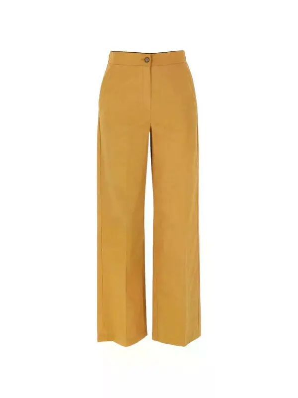 I BLUES Wide-leg Palazzo Trousers - Yellow