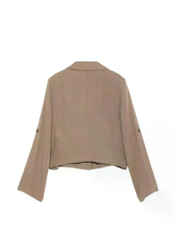 Marella Linen Cropped Jacket