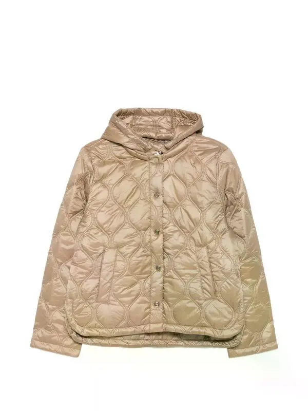 Marella Quilted Hooded Jacket - Neutrals