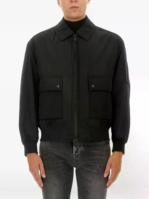 BOSS Flap-pocket Collared Jacket