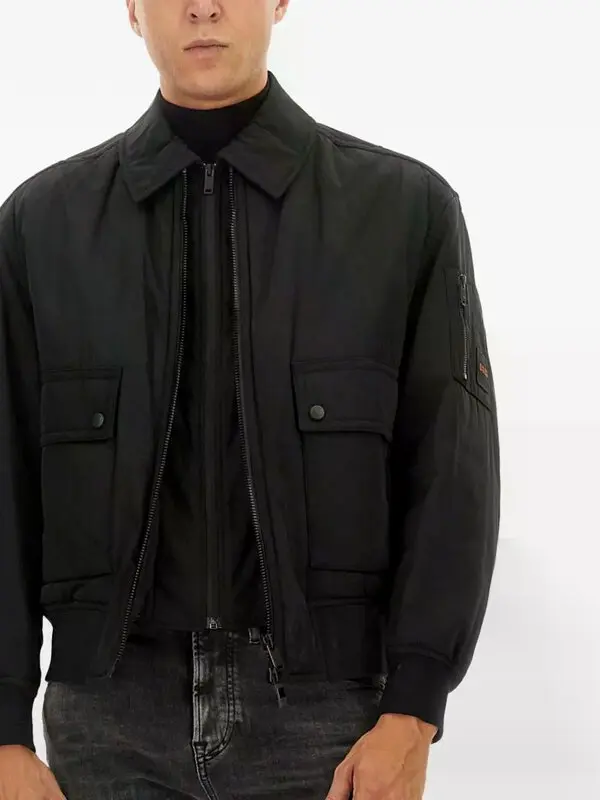 BOSS Flap-pocket Collared Jacket