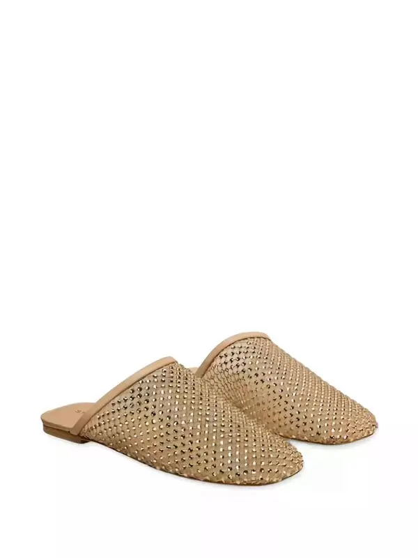 STUART WEITZMAN Crystal-embellished Sandals - Neutrals