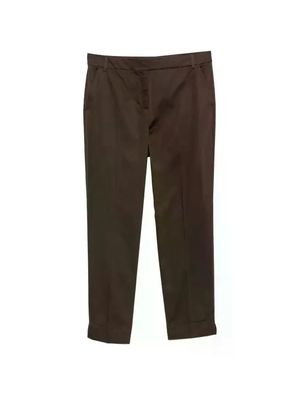 PENNYBLACK Pressed-crease Tailored Trousers - Brown