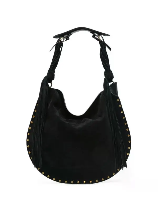 Isabel Marant Oskan Stud-embellished Hobo Bag - Black