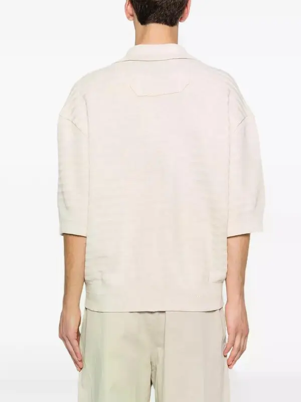 Jacquemus V-neck T-shirt - Neutrals