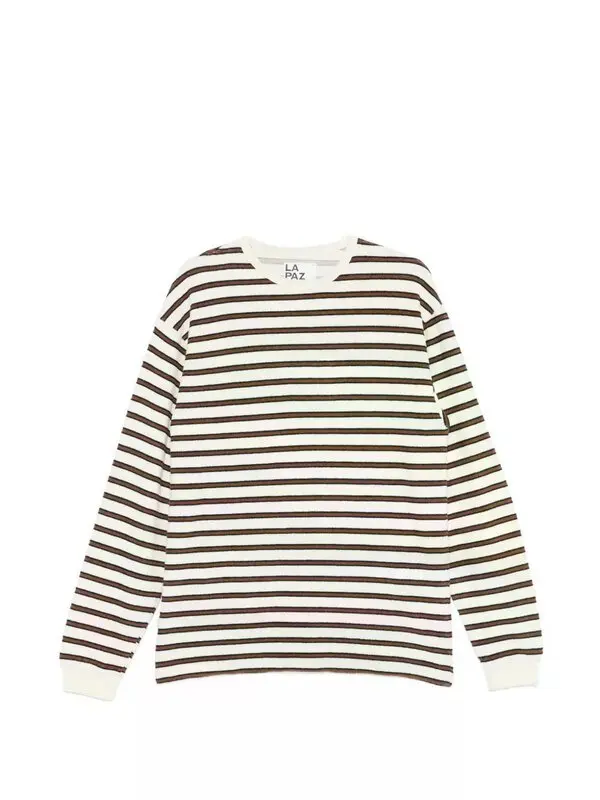 LA PAZ Striped-pattern Long-sleeve T-shirt