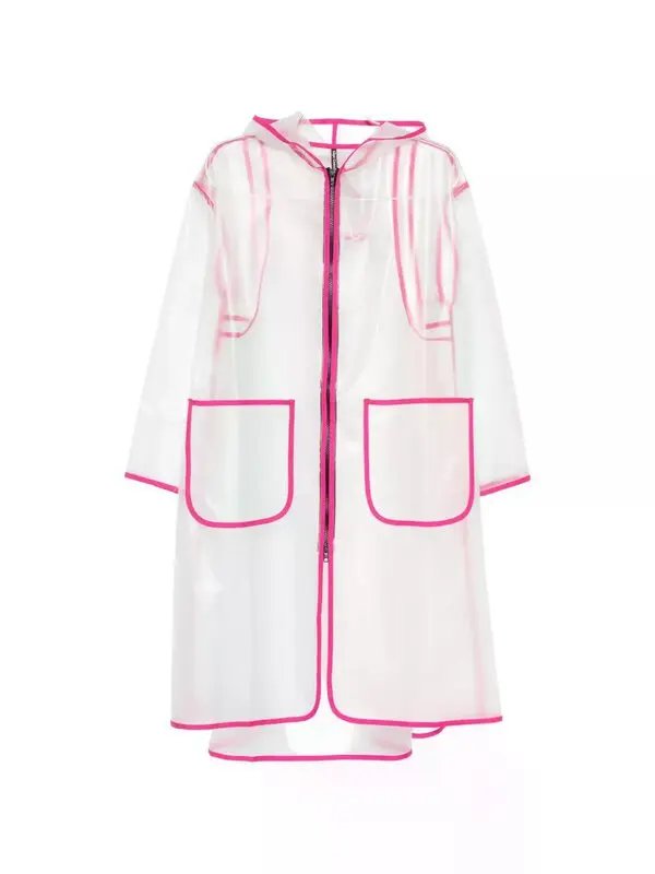 CAPE CONCEPT Hooded Coat - White