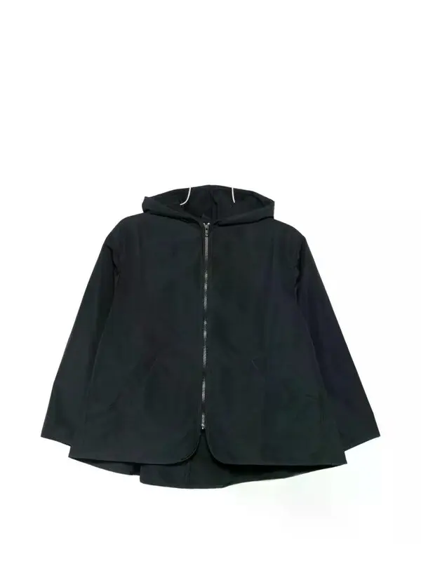 CAPE CONCEPT Hooded Technical Fabric Jacket - Blue