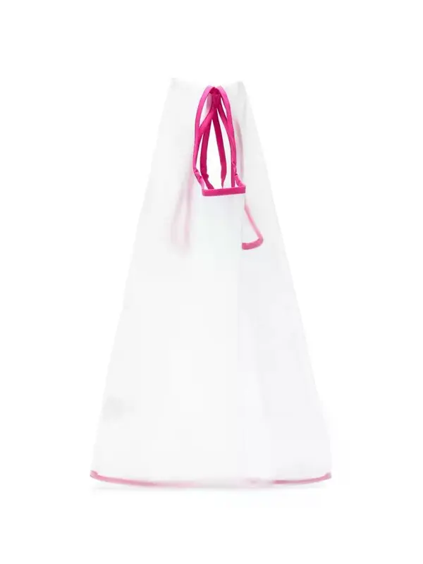 CAPE CONCEPT Semi-transparent Tote Bag - White