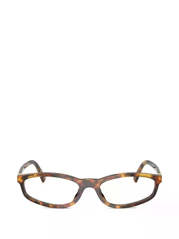 Miu Miu Tortoiseshell Pattern Eyeglasses - Brown