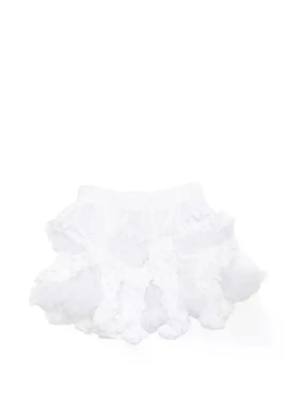 Noir Kei Ninomiya Ruffled Skirt - White