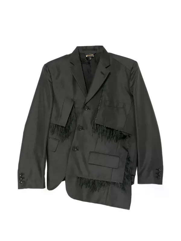 Comme Des Garçons Asymmetric Blazer - Black