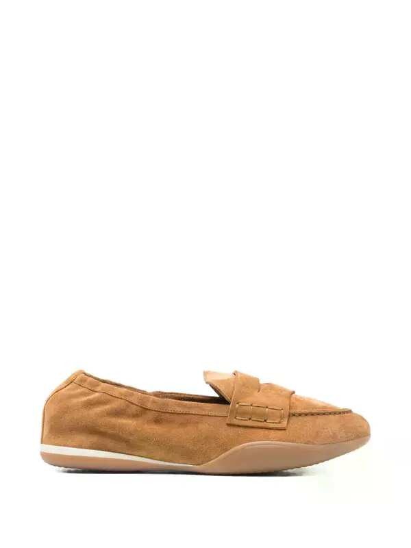3JUIN Suede Loafers - Neutrals