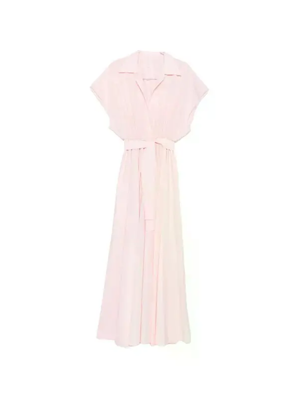 Norma Kamali V-neck Maxi Dress - Pink