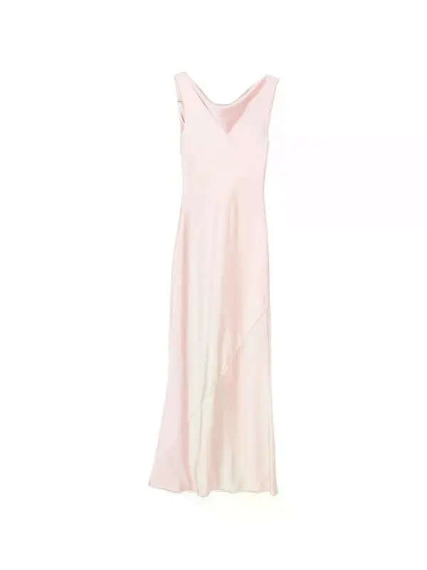 Norma Kamali Cowl-neck Maxi Dress - Pink