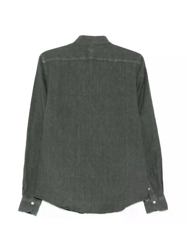 FINAMORE 1925 Flap-pocket Spread-collar Shirt