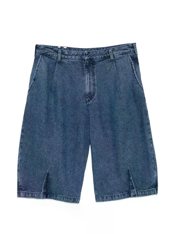 ADER ERROR Pleated Denim Shorts