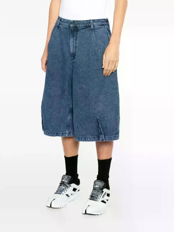 ADER ERROR Pleated Denim Shorts